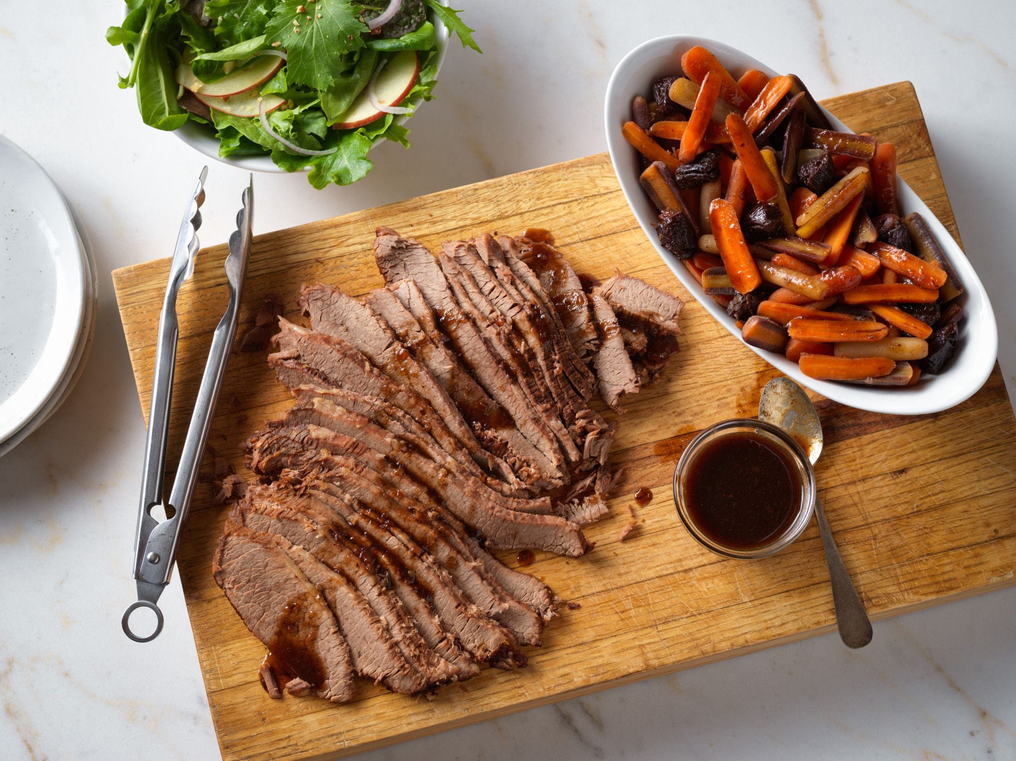 Beef Brisket with Savory Carrots and Dried Plums | American Heart ...