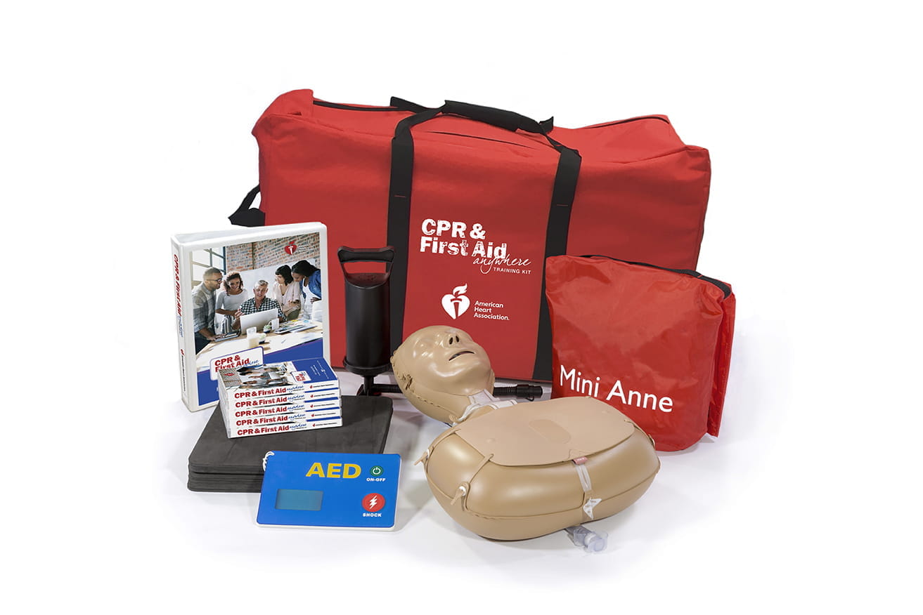 CPR & First Aid Anywhere Training Kit | American Heart Association