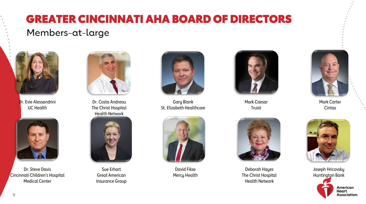 Cincinnati Board and AHA Staff | American Heart Association