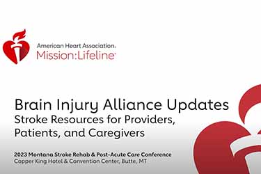 Montana Mission: Lifeline® Stroke Healthcare Professionals | American ...