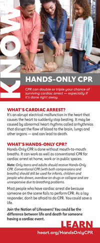 Know and Go, Hands-Only CPR | American Heart Association