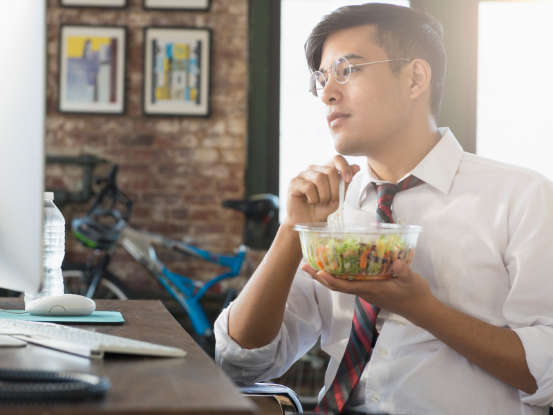 Your eating-on-the-job problems, solved | American Heart Association